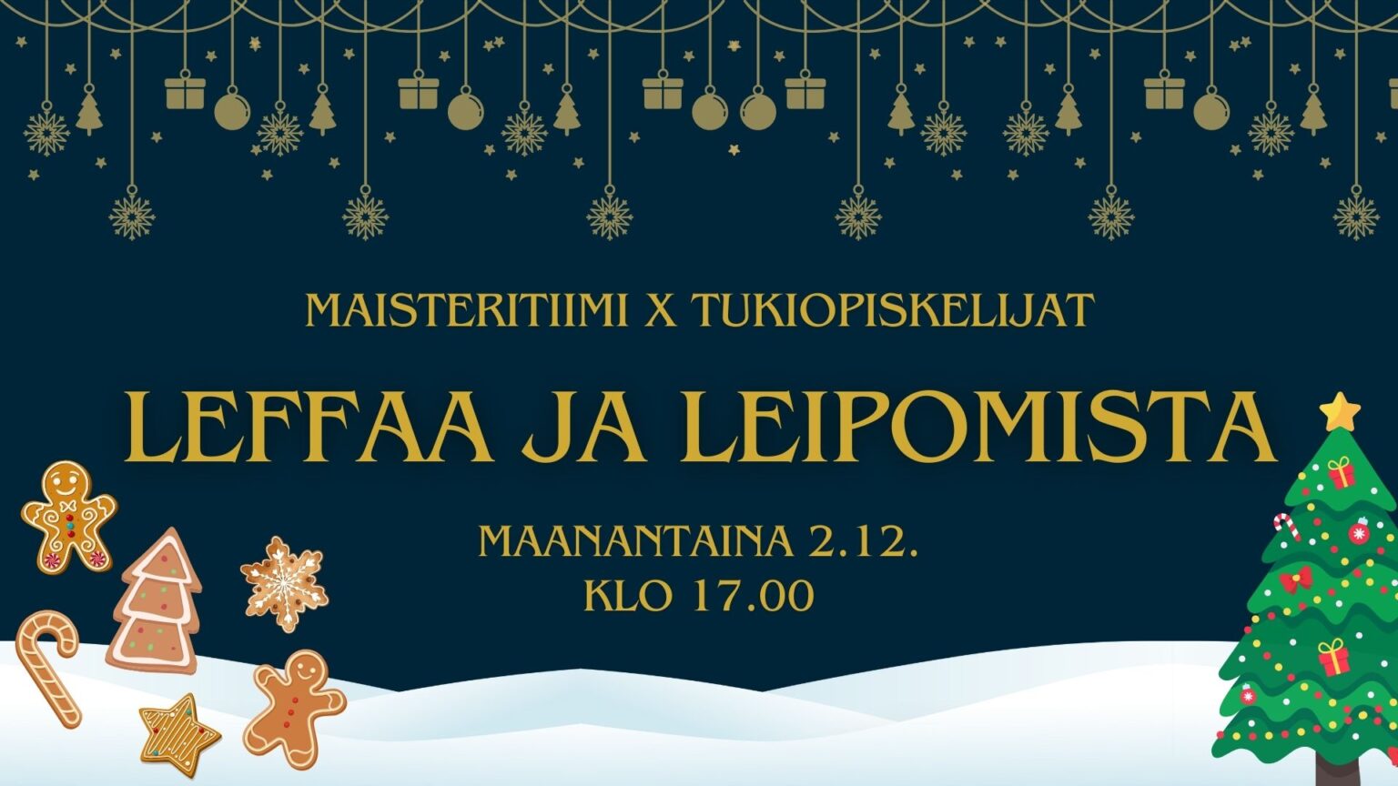 Maisteritiimi x Tukiopiskelijat: Leffaa ja leipomista - Boomi ry