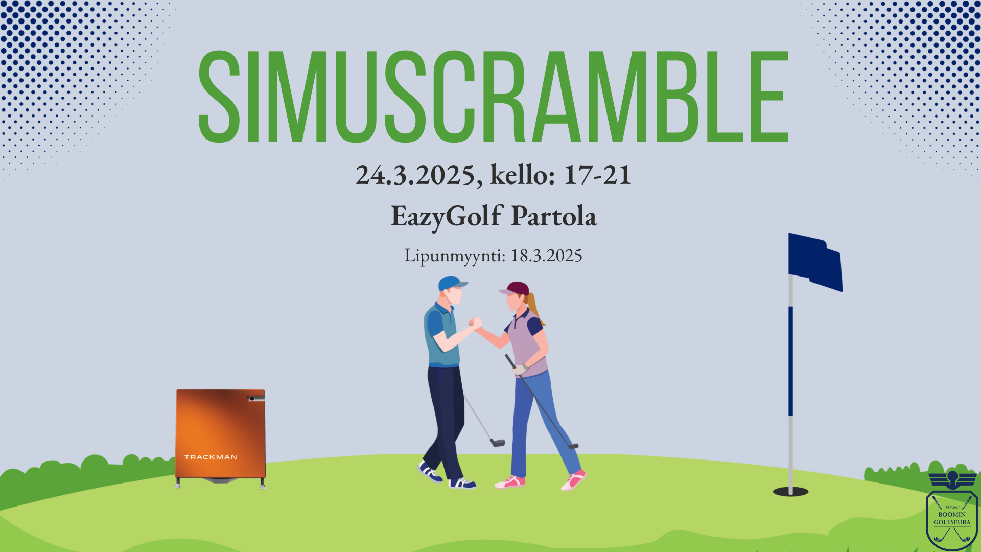Golfseuran simulaattori scramble - Boomi ry